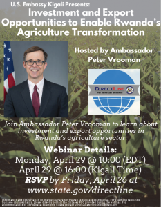 Ambassador Peter Vrooman Webinar Details – Montana World Trade Center